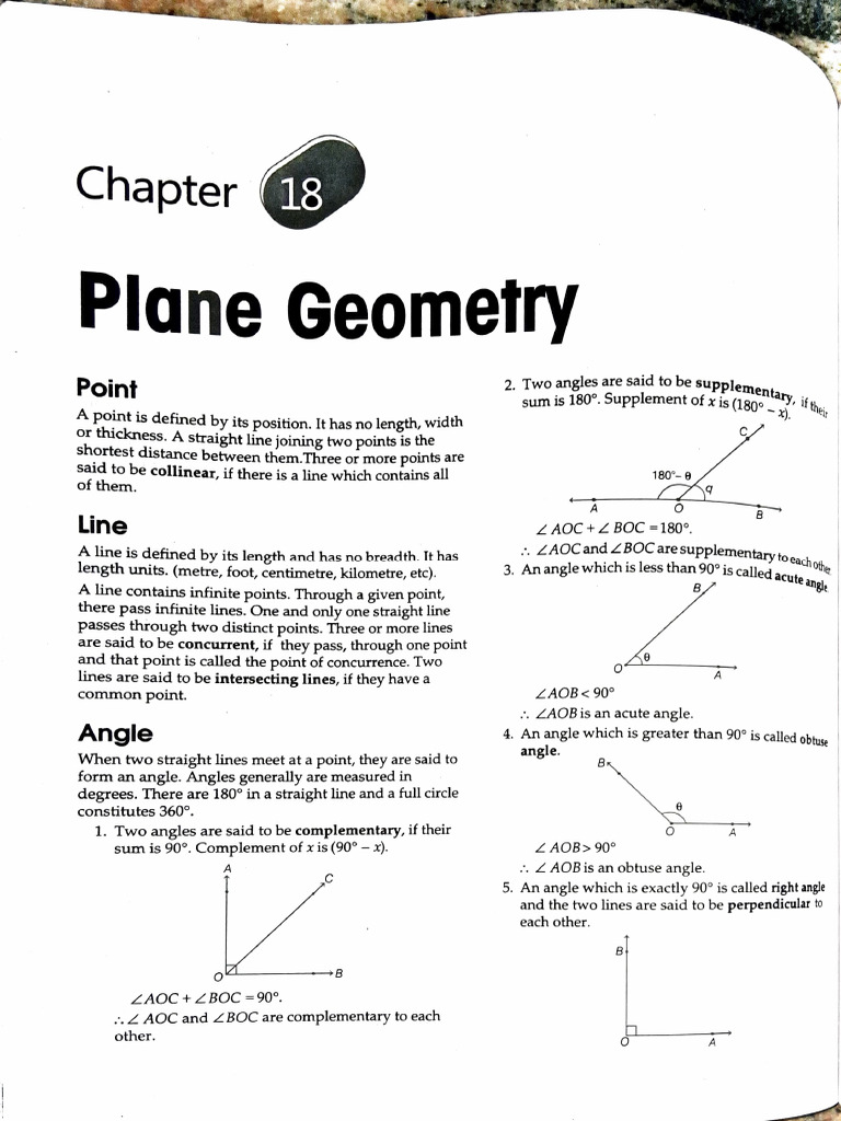 plane geometry | PDF | Line (Geometry) | Length