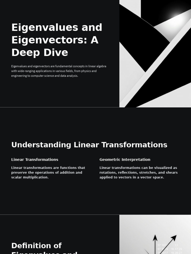 Maths | PDF | Eigenvalues And Eigenvectors | Principal Component Analysis