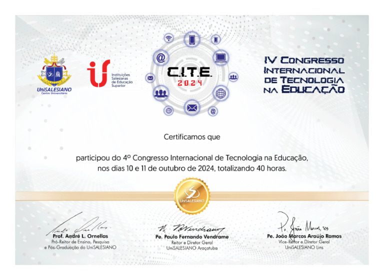 Certificado CITE | PDF