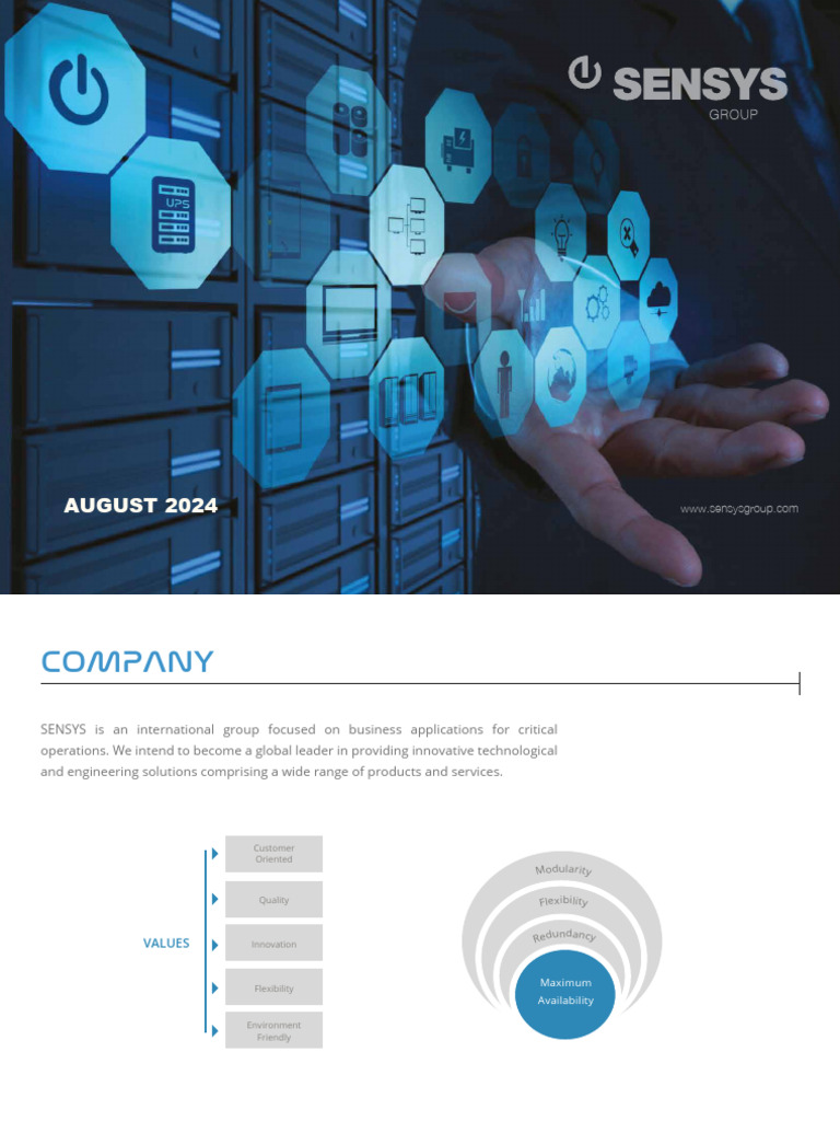 #2 Sensys Corporate V.2024 - en | PDF | Data Center | Computer Network