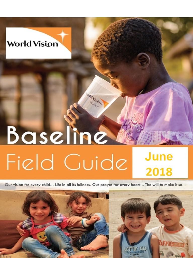 World Vision Baseline Field Guide (2018) | PDF | Sanitation | Survey ...