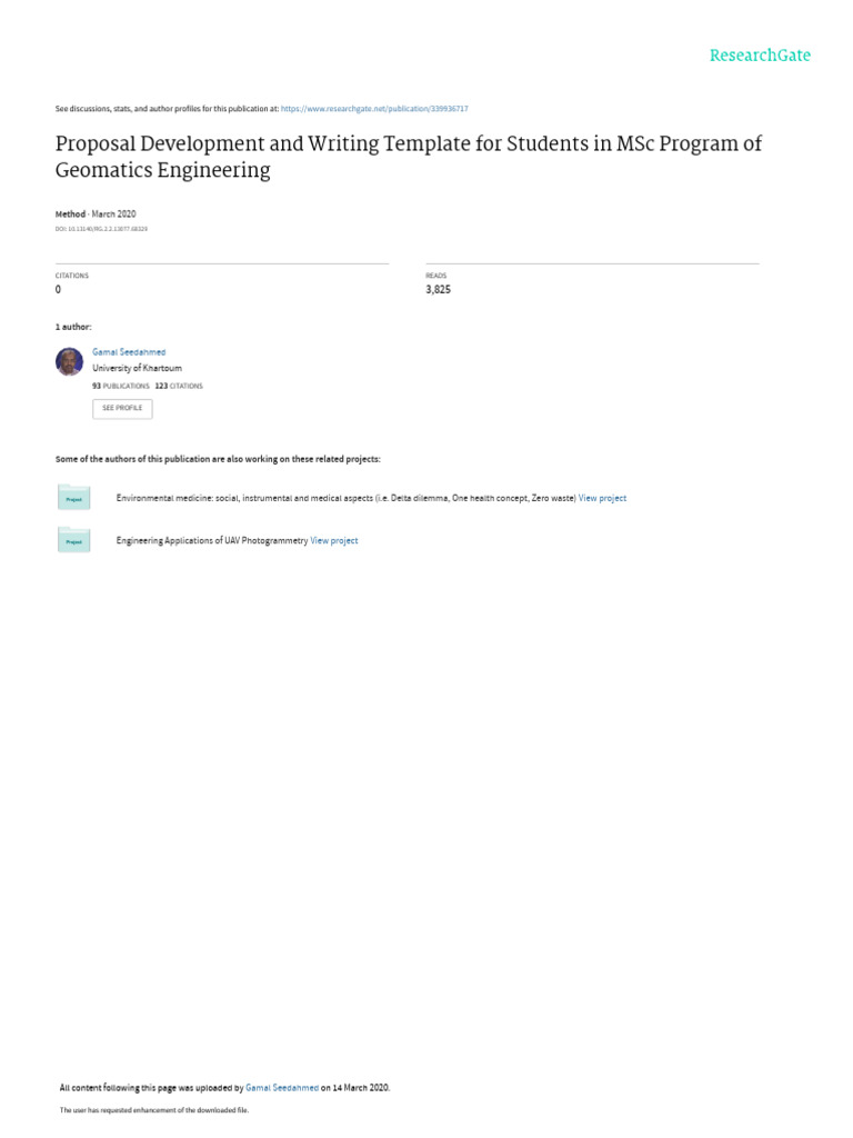 Proposal Writing Template Ver 6 | PDF | Methodology | Knowledge