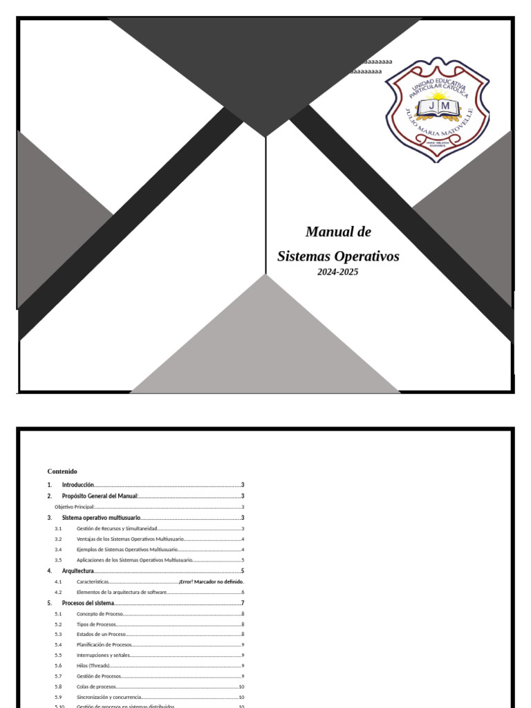 Manual de Sistemas Operativos 2024-2025 | PDF | Proceso (Computación ...