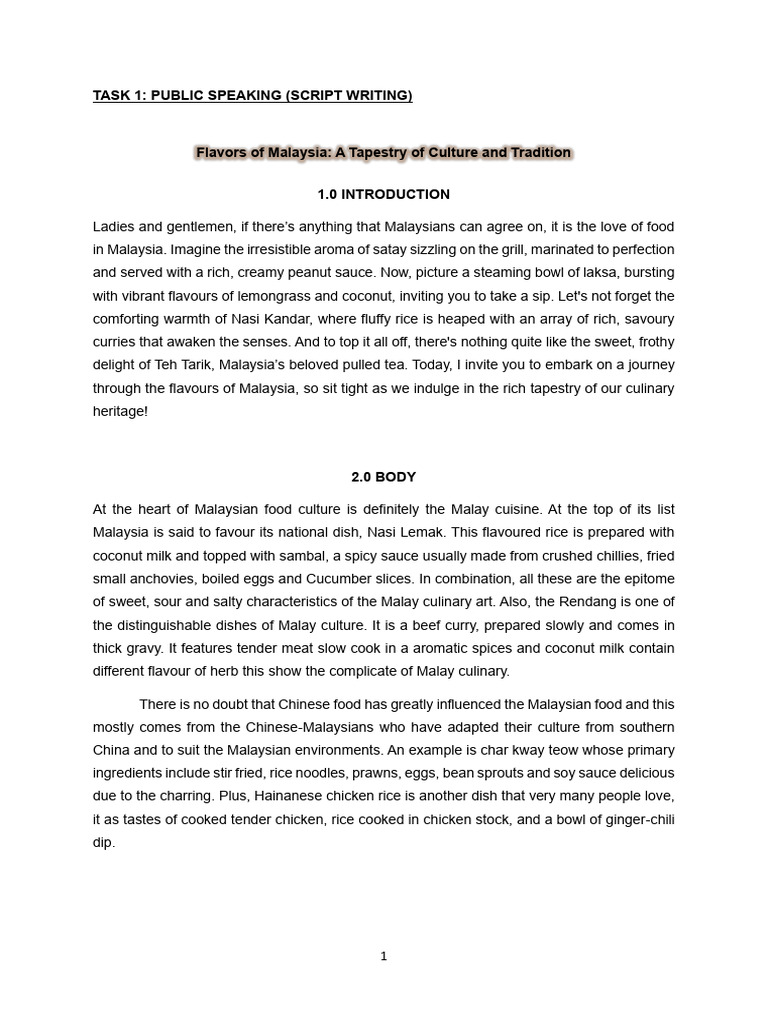 Script References and Appendix | PDF | Foods | Cuisine