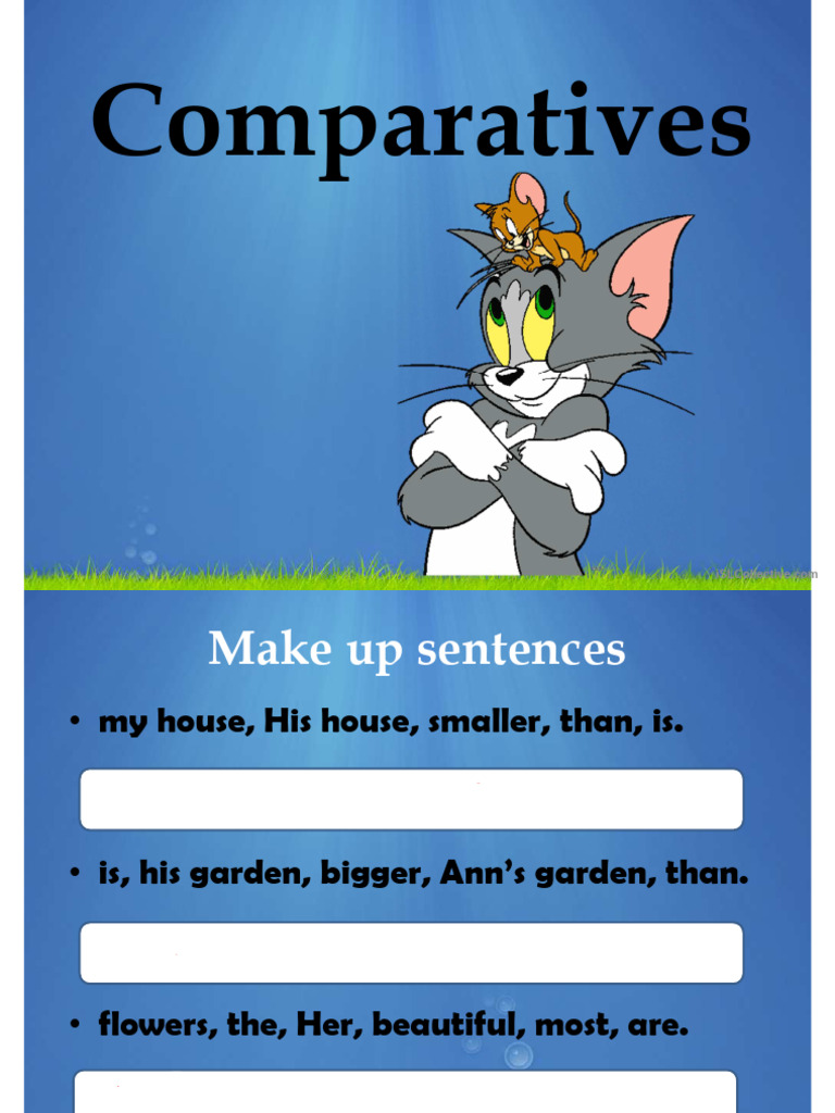Comparatives Exercise 1 | PDF