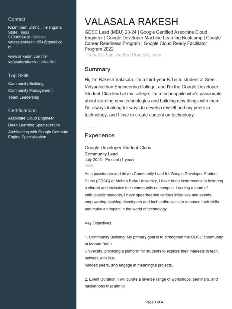 Profile | PDF | Mentorship | Learning