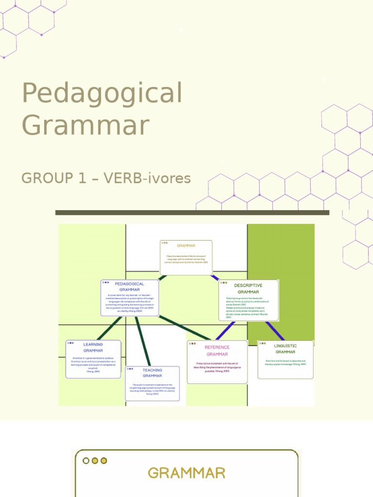 G1-Verbivores-Pedagogical-Grammar | PDF