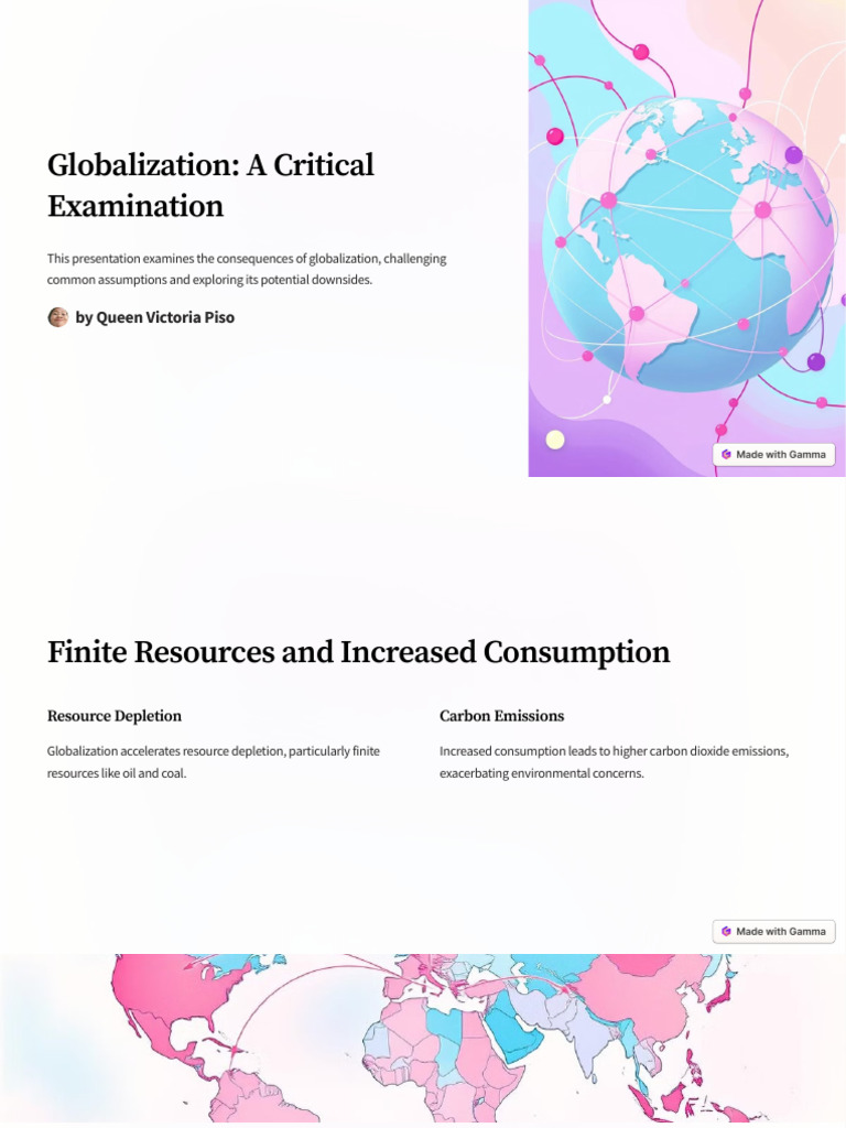 Globalization-A-Critical-Examination | PDF | Globalization | Consumerism