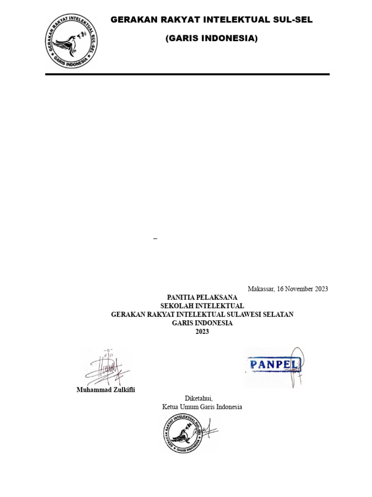 Undangan Pemateri KMO | PDF