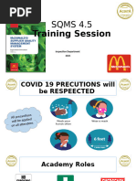 Food Manufacturing SQF Edition 9 Checklist | PDF | Food Safety | Audit