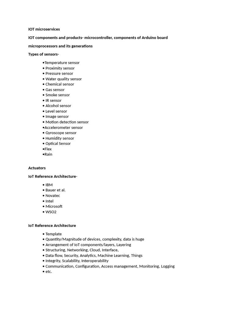 IOT microservices | PDF | Internet Of Things | Computer Network