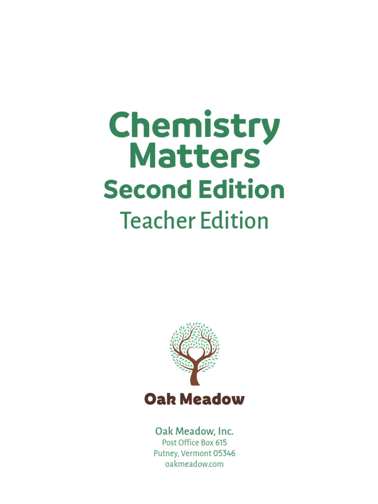Chemistry Guide for Teachers | PDF | Oil Spill | Chemistry