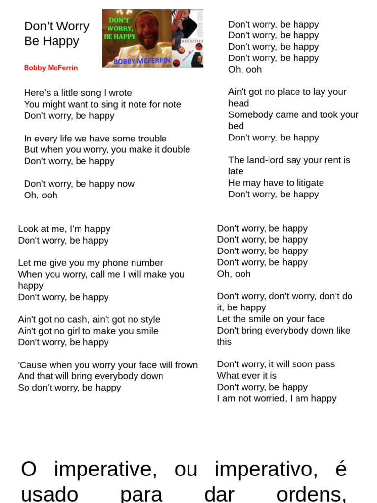 Don't Worry Be Happy | PDF