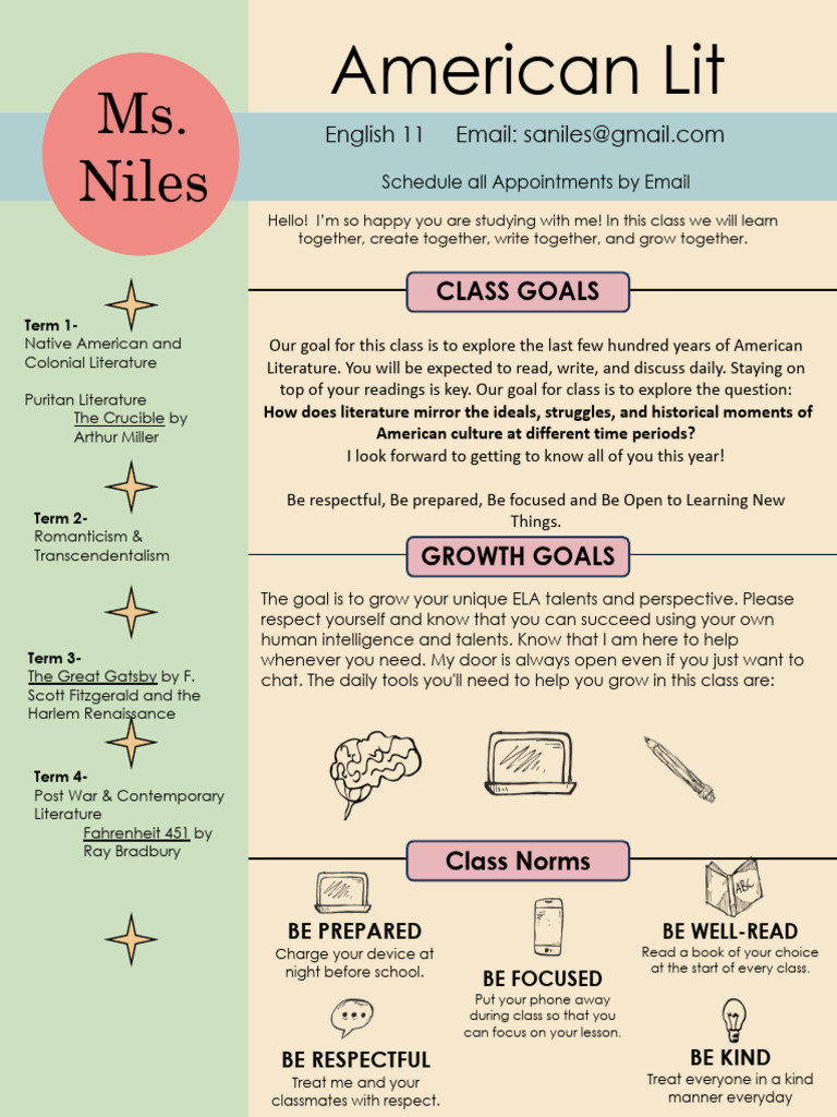 American Lit Syllabus | PDF | Plagiarism