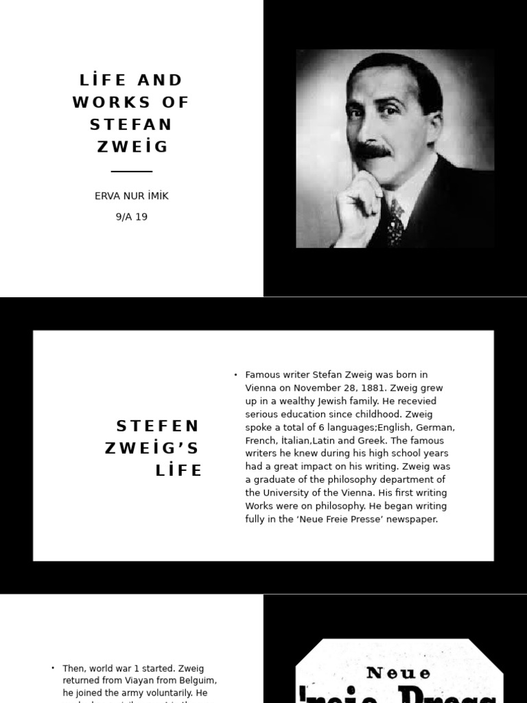 Life and Works of Stefan Zweig | PDF | Stefan Zweig
