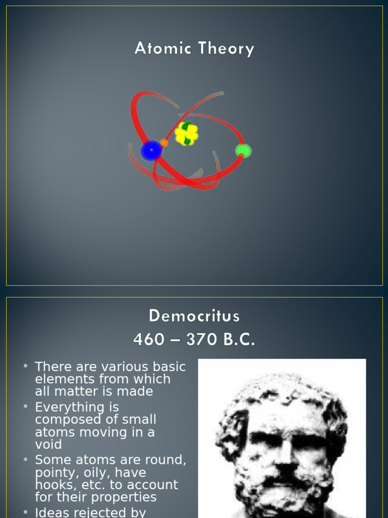 History of Atom | PDF