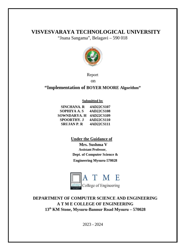 Ada Report Front Sheet | PDF