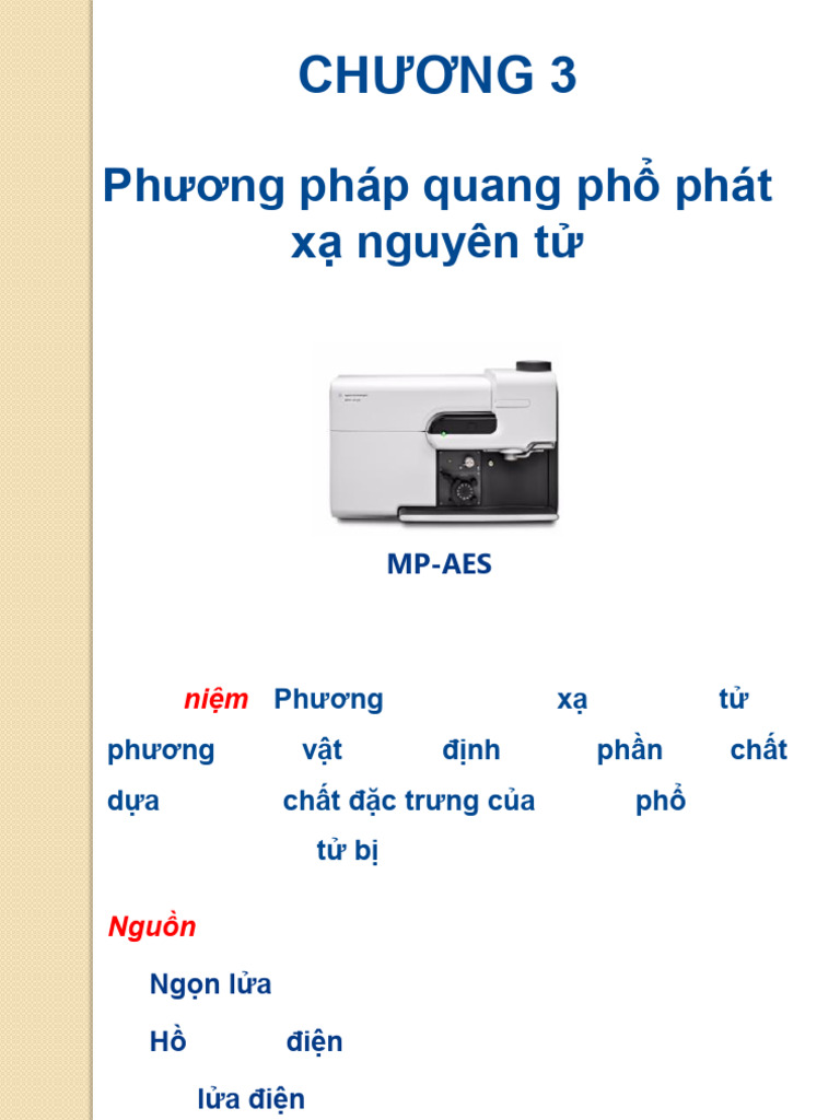 PTBCC - Chapter 3 - Atomic Emission Spectros | PDF