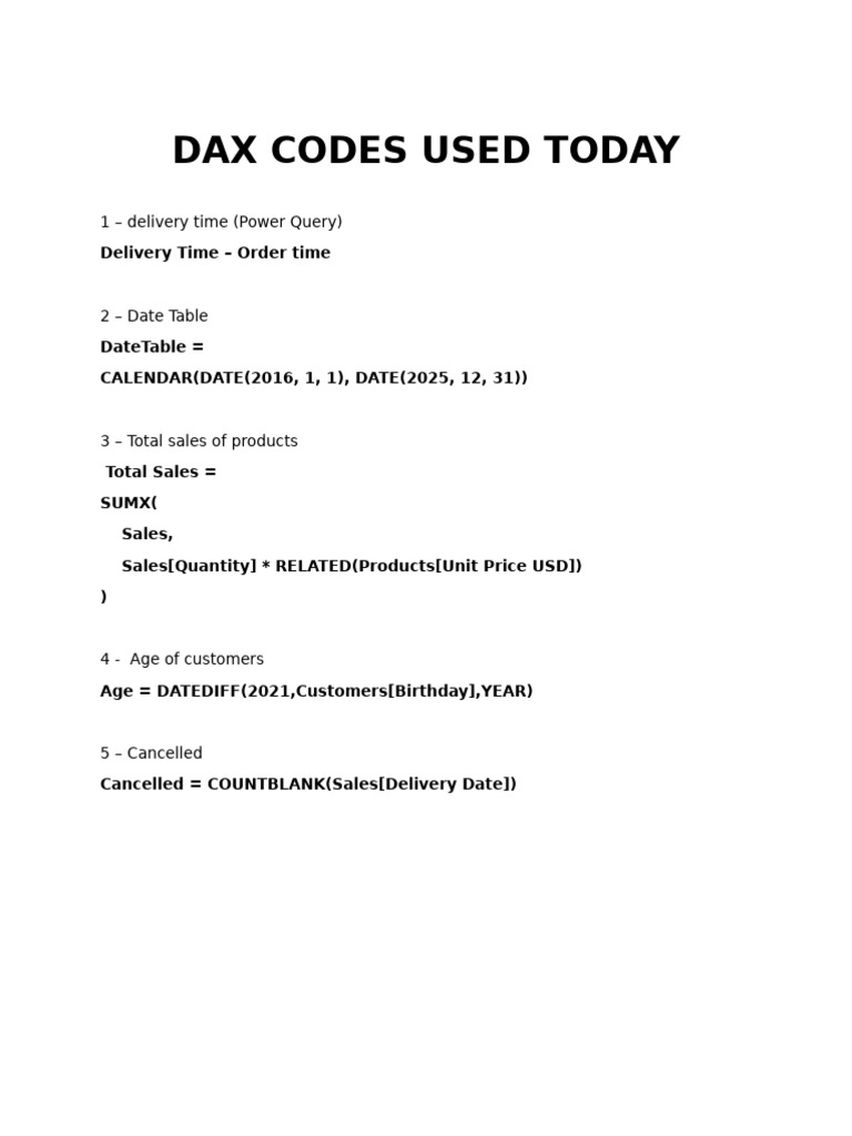 Dax | PDF
