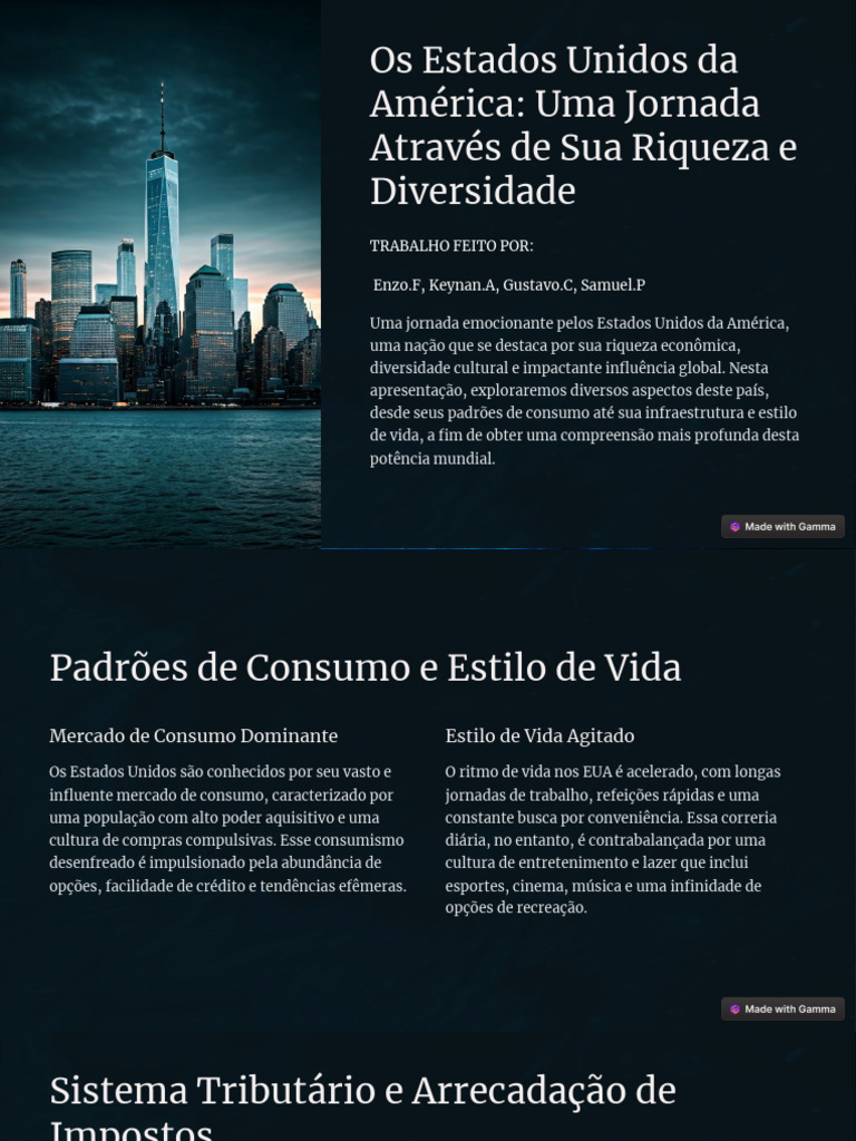 Os Estados Unidos Da America Uma Jornada Atraves de Sua Riqueza e ...