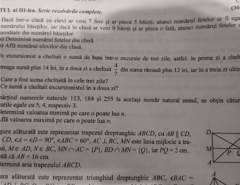 Matematica clasa a 6 a part 3 | PDF