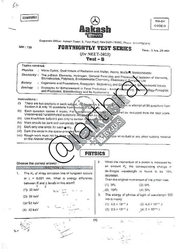 FT 08 Phase 4 22.03.2023 @Iarthraj | PDF