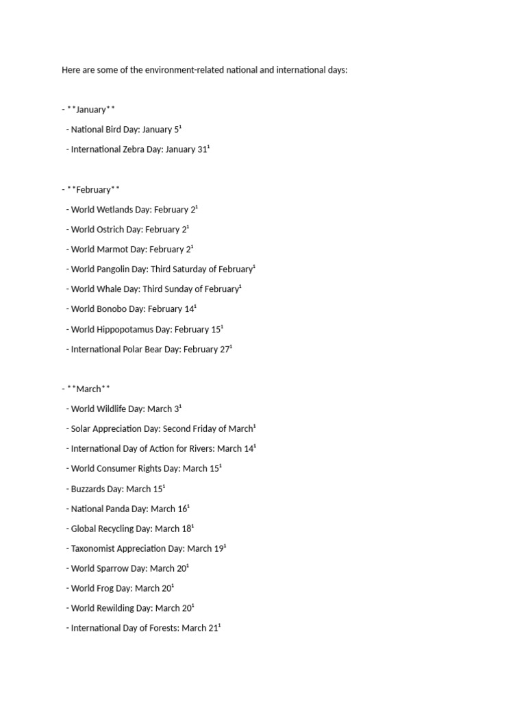 Here Are Some of The Aenv Dates | PDF | Natural Environment | Ecology