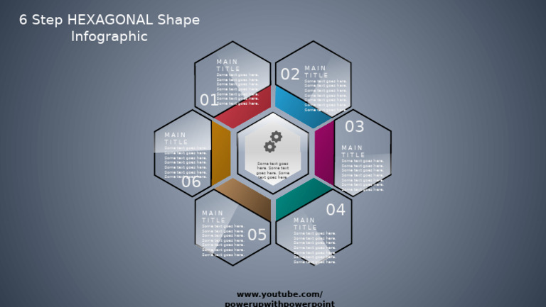 18.create 6 Step HEXAGONAL Shape Infographic | PDF