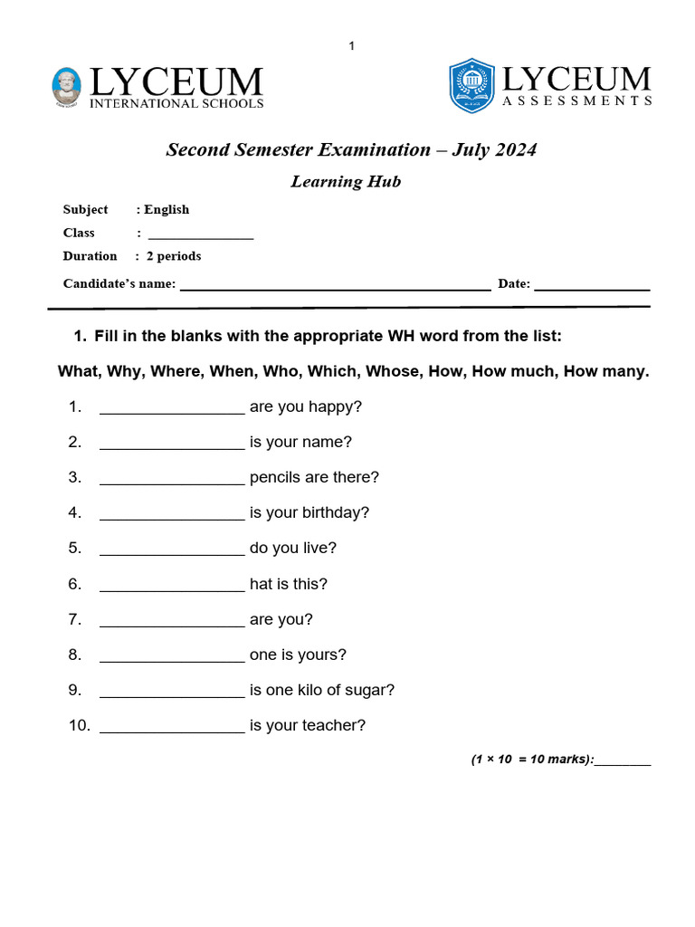 English Test Grade 3 | PDF | Linguistics | Linguistic Morphology