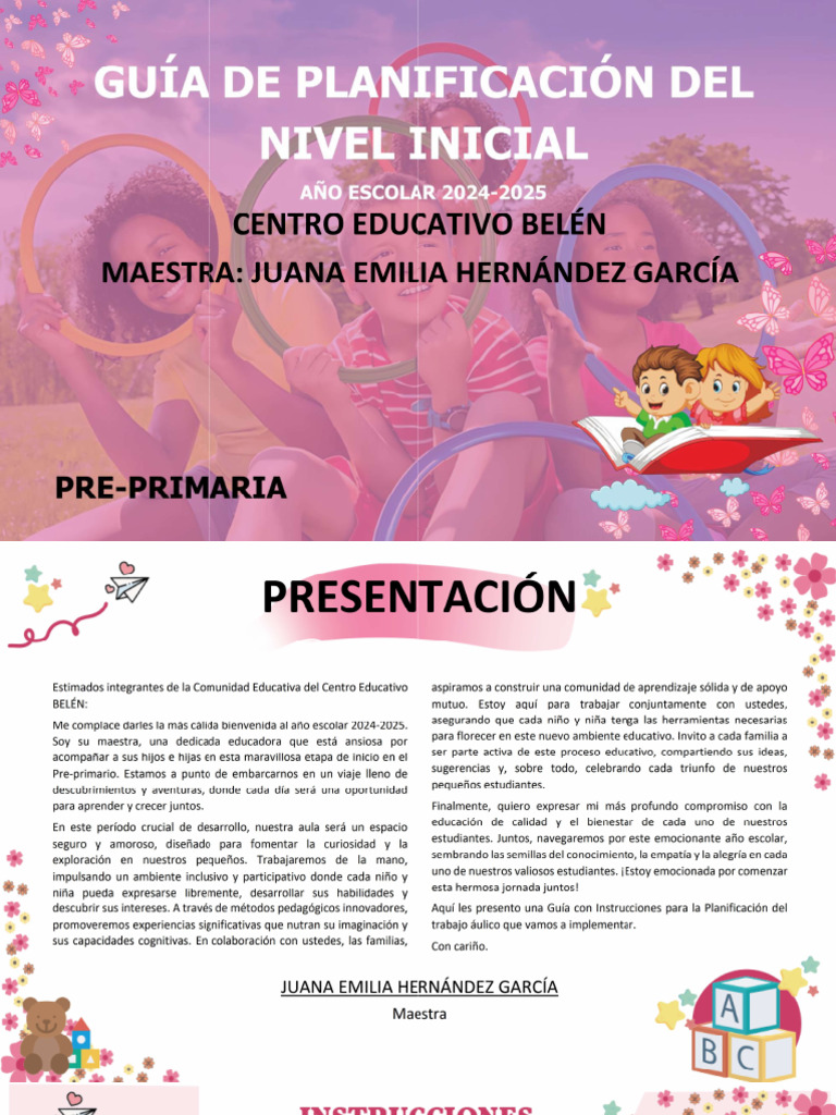 PLAN INICIAL 24-25 5 AÑOS Muestra | PDF