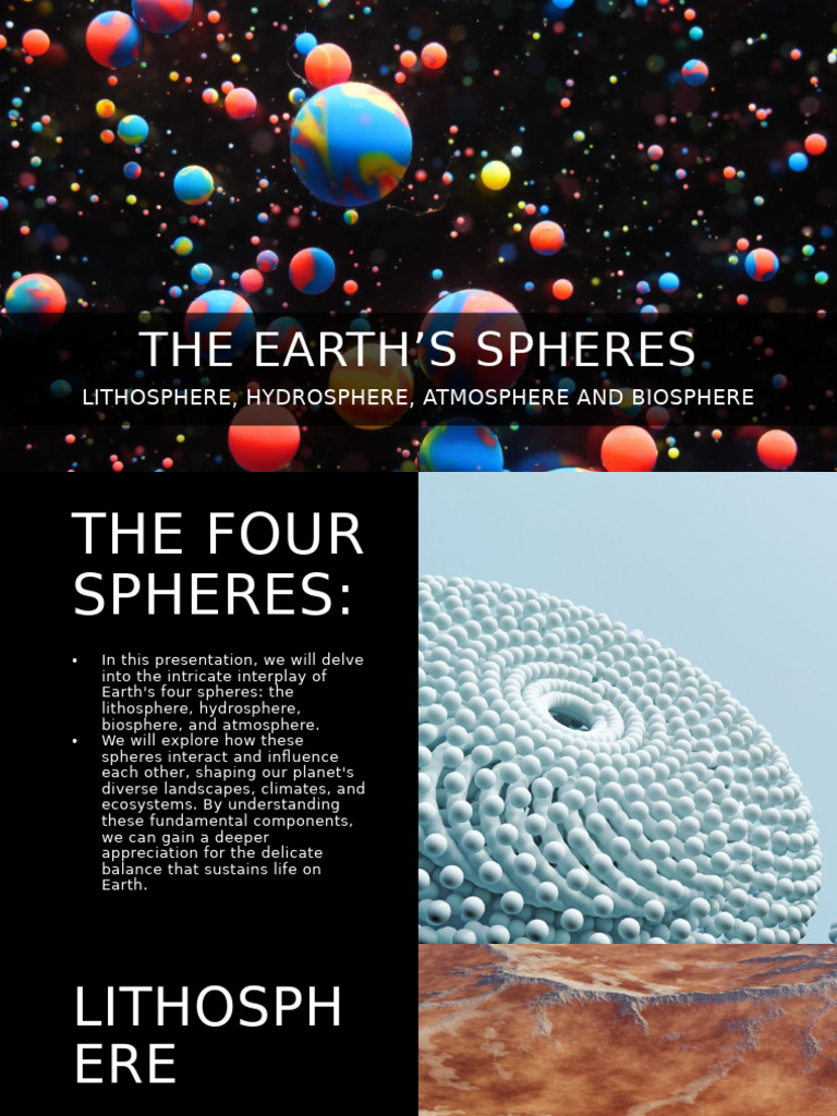 The Earth’s Spheres | PDF | Earth Sciences | Atmosphere Of Earth