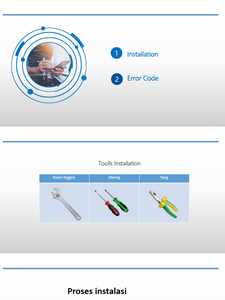 Installasi Dan Error Code | PDF