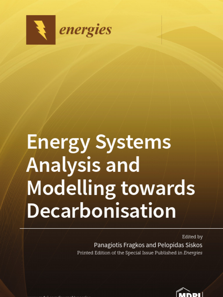 Energy Systems Analysis and Modelling Towards Decarbonisation | PDF ...