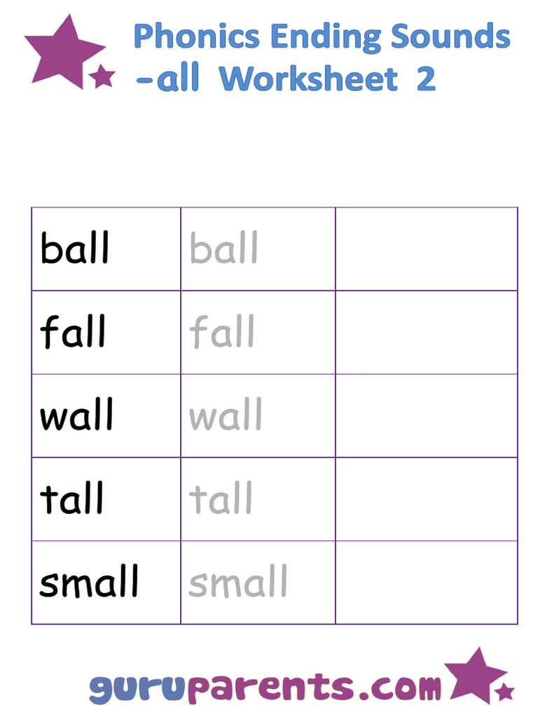 phonics-ending-sounds-all-worksheet-2 | PDF