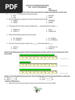 Metric Measurement Practice Quiz | PDF | Measurement | Scientific Method