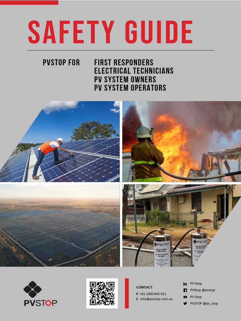 PVStop Safety Guide for Solar Panels | PDF | Photovoltaic System ...