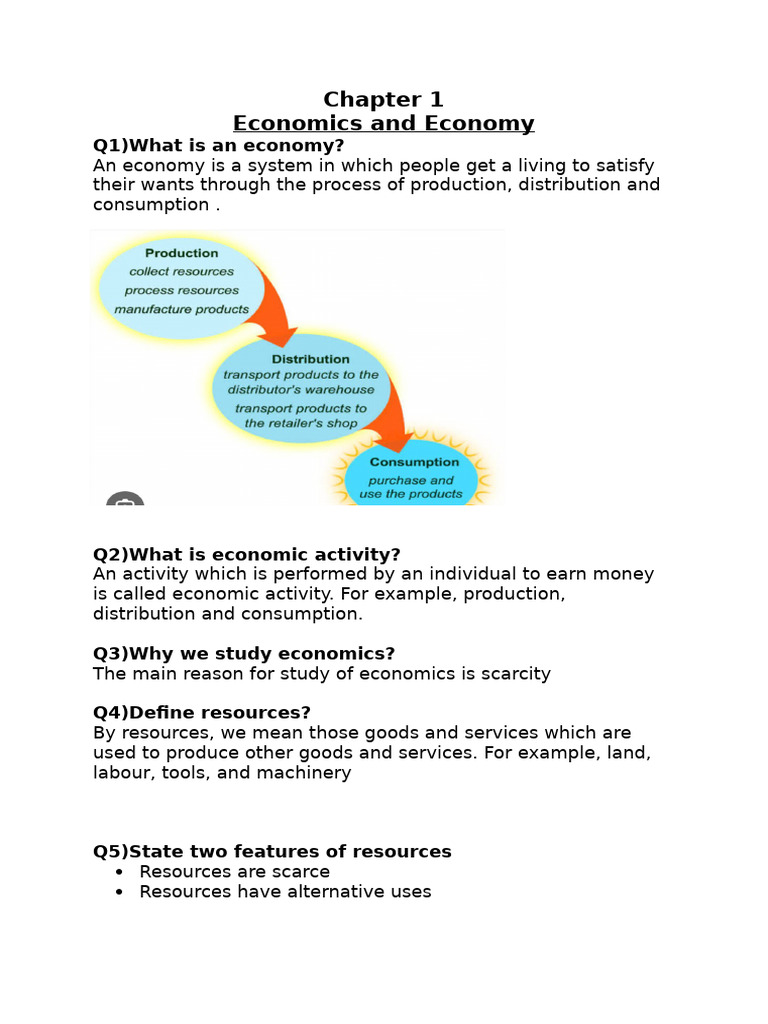 Economics Ch 1 | PDF | Economics | Microeconomics