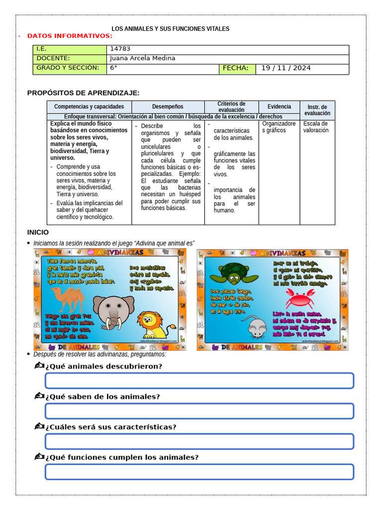 Ciencia Los Animales | PDF | Eucariotas | Organismos