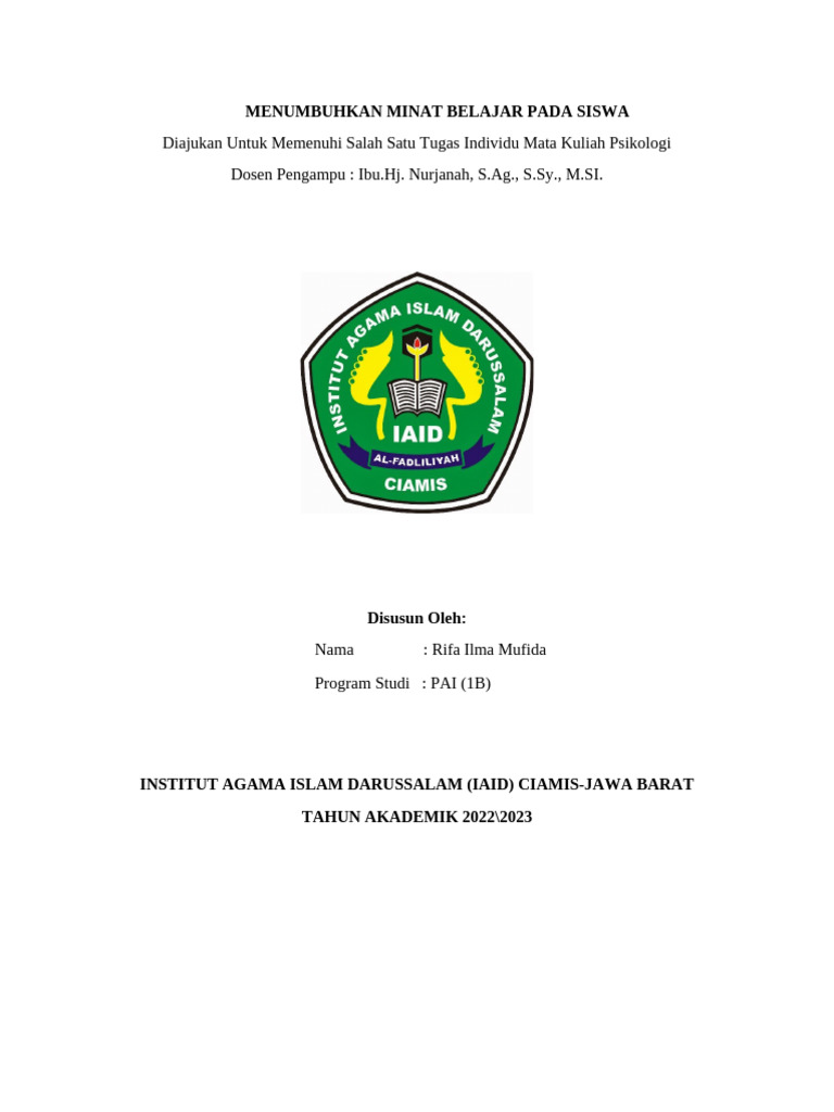Reading Diary Kemauan 9 | PDF
