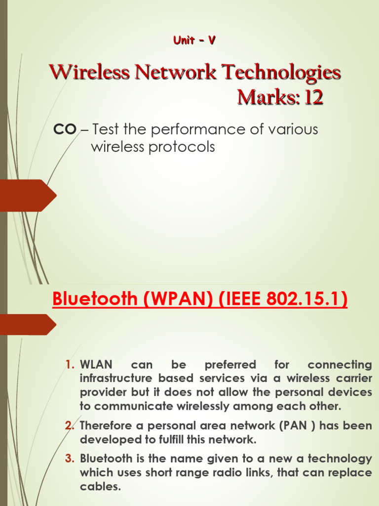 CH5-MWC | PDF | Wireless Lan | Bluetooth