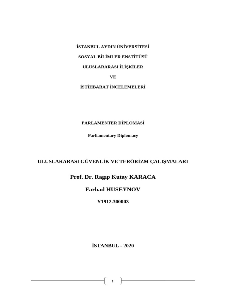 Farhad Huseynov Makale | PDF