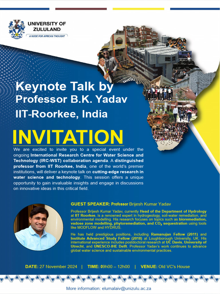 Hydrology Dept Lecture with Prof Brijesh Kumar | PDF