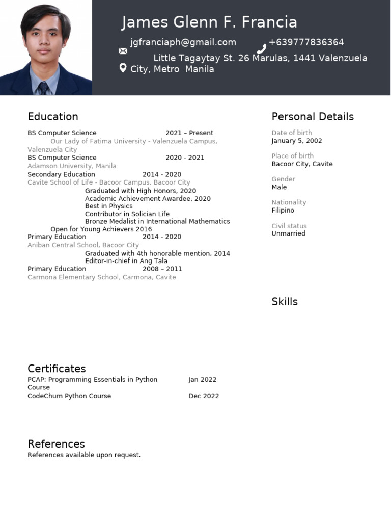 Sample Resume | PDF