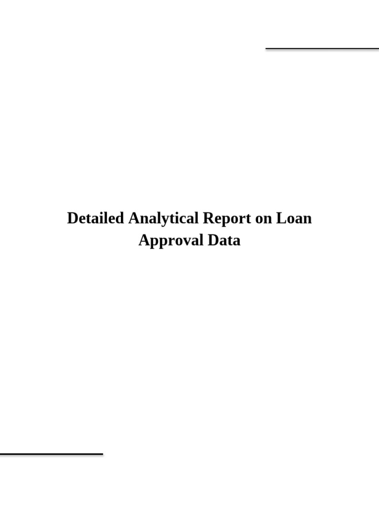 Final Report | PDF | Loans | Credit History