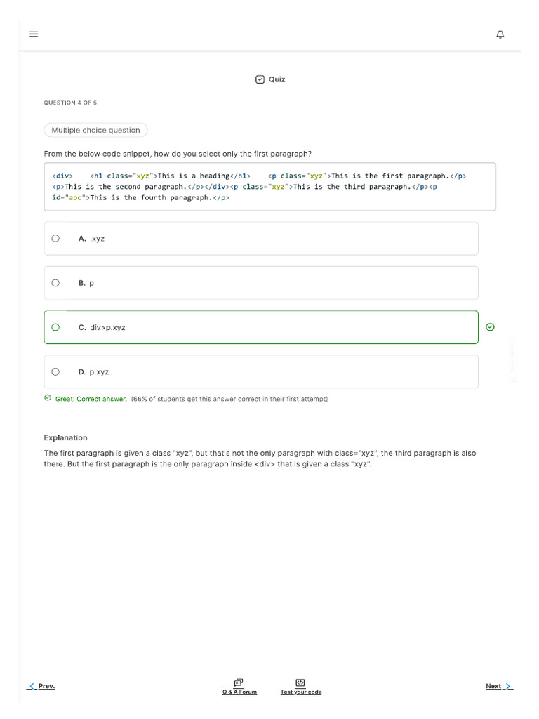 Quiz Ques 4 Module 2 | PDF