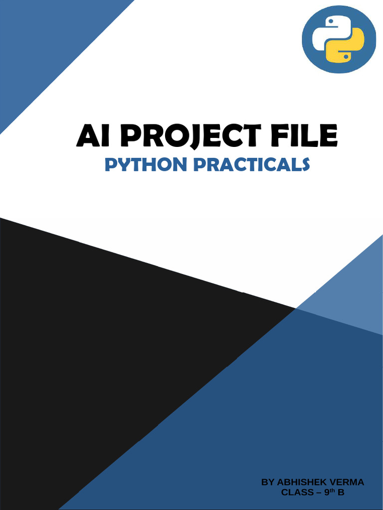AI Python Practicals Guide | PDF