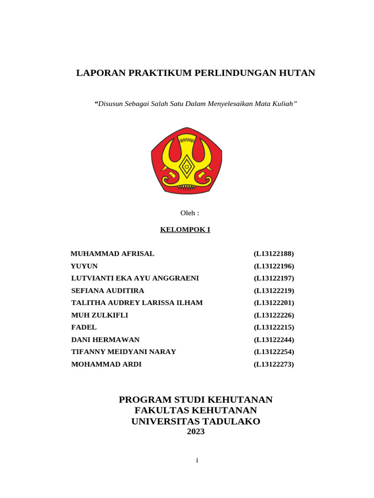 Laporan Lengkap Perlindungan Hutan | PDF