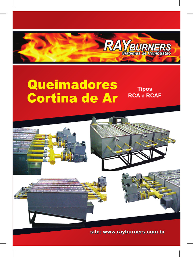 QUEIMADORES - RAY BURNERS - Catálogo RCAF NOVO | PDF