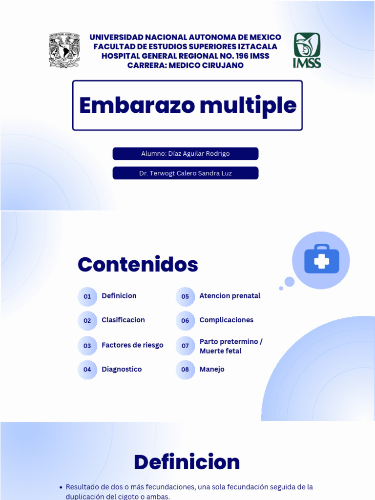 Embarazo multiple | PDF | El embarazo | Parto