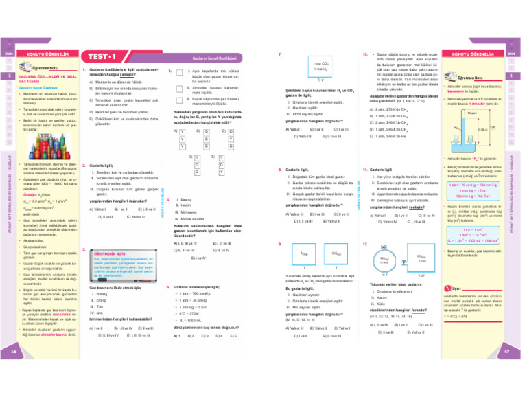 Miray AYT Kimya Soru Bankası Sorular PDF | PDF